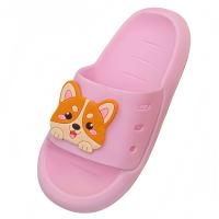 China EVA Kids Corgi Slides - Cute Dog Casual Slippers for sale