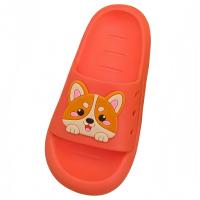 China EVA Kids Corgi Slides - Cute Dog Casual Slippers for sale