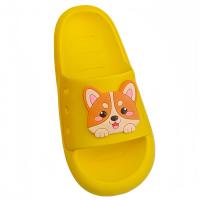 China EVA Kids Corgi Slides - Cute Dog Casual Slippers for sale