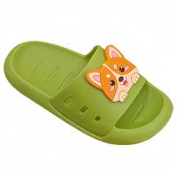China EVA Kids Corgi Slides - Cute Dog Casual Slippers for sale