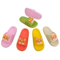 China EVA Kids Corgi Slides - Cute Dog Casual Slippers for sale