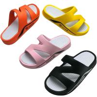 China EVA Unisex Slides Thick Sole Non-slip Casual Platform Slippers for sale