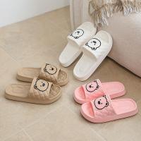 China Factory Direct Cartoon Bear Home Slippers Soft Sole Anti-Slip for sale