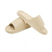 China Stylish Lightweight Indoor Slippers Durable EVA Footwear with Anti-Slip Sole Plain Color Slide Sandals for Leisure for sale
