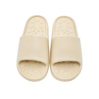 China Stylish Lightweight Indoor Slippers Durable EVA Footwear with Anti-Slip Sole Plain Color Slide Sandals for Leisure for sale