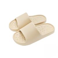 China Stylish Lightweight Indoor Slippers Durable EVA Footwear with Anti-Slip Sole Plain Color Slide Sandals for Leisure for sale