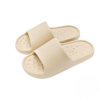 China Stylish Lightweight Indoor Slippers Durable EVA Footwear with Anti-Slip Sole Plain Color Slide Sandals for Leisure for sale