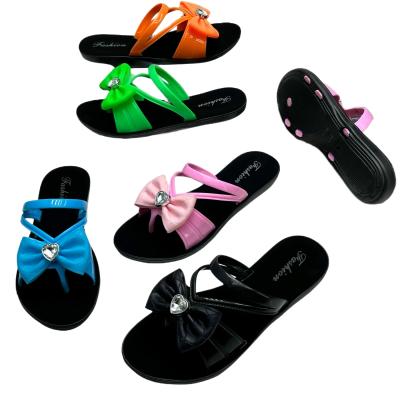 China Women's PVC Bow Flip Flops, Factory Direct Wholesale for sale