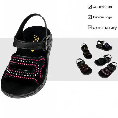 China PVC Rhinestone Decorated Kids Sandals | Factory Direct Wholesale for sale