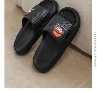 China 2025 New Style Indoor Non-Slip One-Word Slippers Couples Breathable Bathroom Slippers Summer Wholesale Home Collection for sale