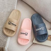China 2025 Summer New Men's Printed Open Toe EVA Upper PVC Midsole Soft Sole Breathable Non-Slip PVC Lining Household Sandals Home for sale