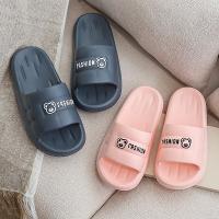 China 2025 Summer New Men's Printed Open Toe EVA Upper PVC Midsole Soft Sole Breathable Non-Slip PVC Lining Household Sandals Home for sale