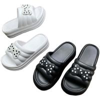China EVA Women Platform Slides Girls Casual Non-slip Slippers for sale