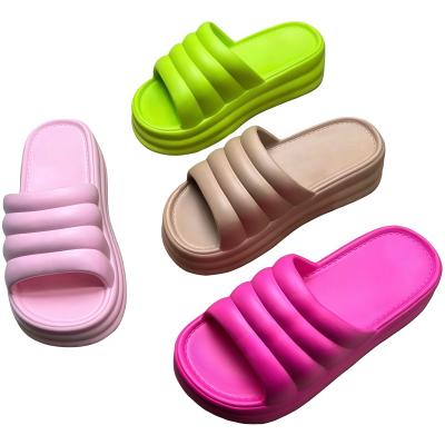 China EVA Women Cloud Thick Sole Slides Casual Home Non-slip Slippers for sale