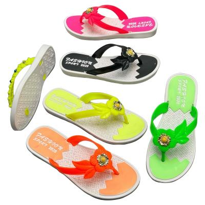 China Fashion Flower-Decorated EVA Flip Flops - Factory Direct Wholesale for sale
