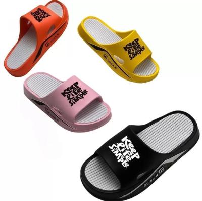 China EVA Thick Sole Printed Casual Slides for sale