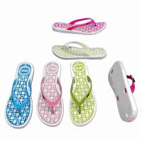 China EVA Women 3D Bow Knot Flower Decor Flip Flops Anti-slip Summer Beach Sandals for sale