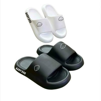 China EVA Unisex Cute Dog Print BABY DOG Thick Sole Slide Sandals for sale