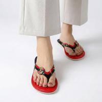 China PVC Flip Flops with Gradient Color and Flower Decor | Wholesale Factory for sale