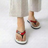 China EVA Flip Flops with Resort Parrot Print and Nameplate | Factory Wholesale for sale