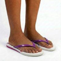 China EVA Flip Flops with Abstract Line Print and Color Block Edge | Factory Wholesale for sale
