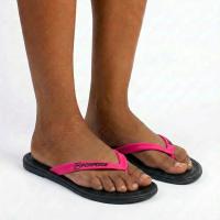 China PVC Flip Flops with Letter Logo and Diamond Texture | Wholesale Factory for sale