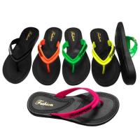China PVC Flip Flops with Letter Logo and Diamond Texture | Wholesale Factory for sale