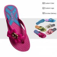 China EVA Flip Flops with Love Bowknot and Metal Decor | Factory Wholesale for sale