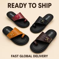 China PVC Women Toe Loop Sandals with Flower Charm - Crocodile Print Casual Slippers for sale