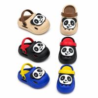 China EVA Kids Cartoon Panda Clogs | Anti-collision Children Garden Shoes Factory Wholesale for sale