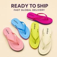 China Diamond Stitch Flip Flops with Two-Tone Sole Edge | Source Factory Supply for sale
