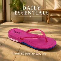 China Diamond Stitch Flip Flops with Two-Tone Sole Edge | Source Factory Supply for sale