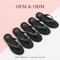 China Star Print Flip Flops with Round Heel Medallion | Source Factory Supply for sale