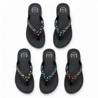 China Star Print Flip Flops with Round Heel Medallion | Source Factory Supply for sale