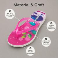 China Metal Toe Ring Flip Flops with All-Over Print Footbed | Source Factory Supply for sale