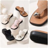 China Metal Stud Flip Flops with Double Ball Ornament | Source Factory Supply for sale