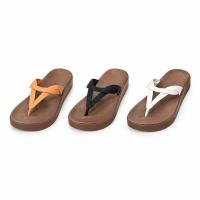 China Crossed Strap Flip Flops with Tan Footbed | Source Factory Supply for sale