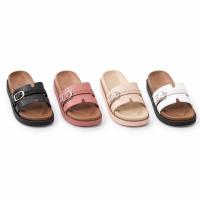 China One Band Slides with Leather Look Finish | Source Factory Supply for sale