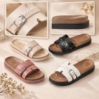 China One Band Slides with Leather Look Finish | Source Factory Supply for sale