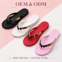 China Foam Thong Flip Flops with Diamante Strap | Source Factory Supply for sale