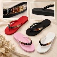China Foam Thong Flip Flops with Diamante Strap | Source Factory Supply for sale