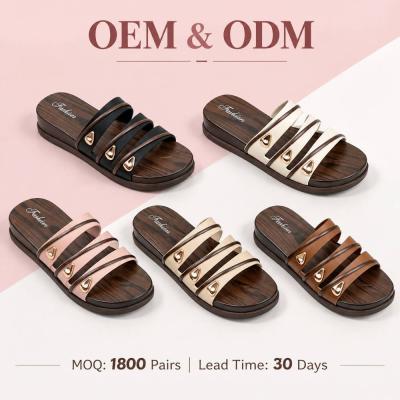 China Triangle Stud Slides with Gold Piping | Source Factory Supply for sale