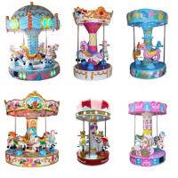 China 3 Seats Fun Carousel Kiddie Ride Amusement Doll Machine Customized for sale