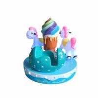 China Coin Operated Children Fairground Carousel Kiddie Ride Swing Horse for sale