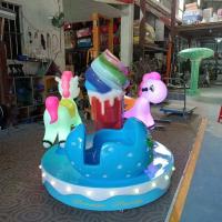 China Plastic Adults Kiddie Carousel ride Coin Operated For Outdoor Playground for sale