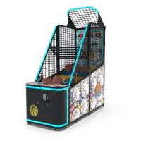 China Interactive Coins Operated Basketball Pro Arcade Game Indoor Sports 80W for sale