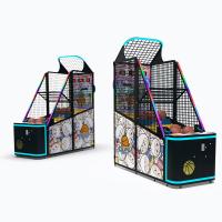 China Interactive Coins Operated Basketball Pro Arcade Game Indoor Sports 80W for sale