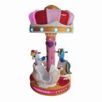China Coin Operated Carousel Kiddie Ride Horse Game Machine 230V OEM for sale