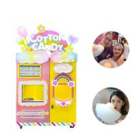 China Customized Automatic Mini Cotton Candy Machine Vending Plastic Material for sale