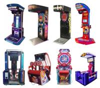 China Custom Coin Operated Punch Ball Machine Boxing Hit Machine Indoor Adults Sport Games for sale
